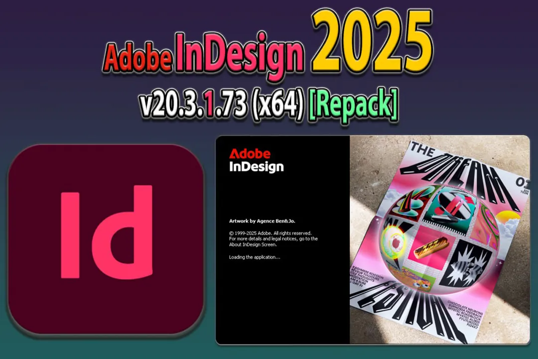 Adobe InDesign 2025 (Repack) - အခမဲ့ (Free) Download ယူပါ